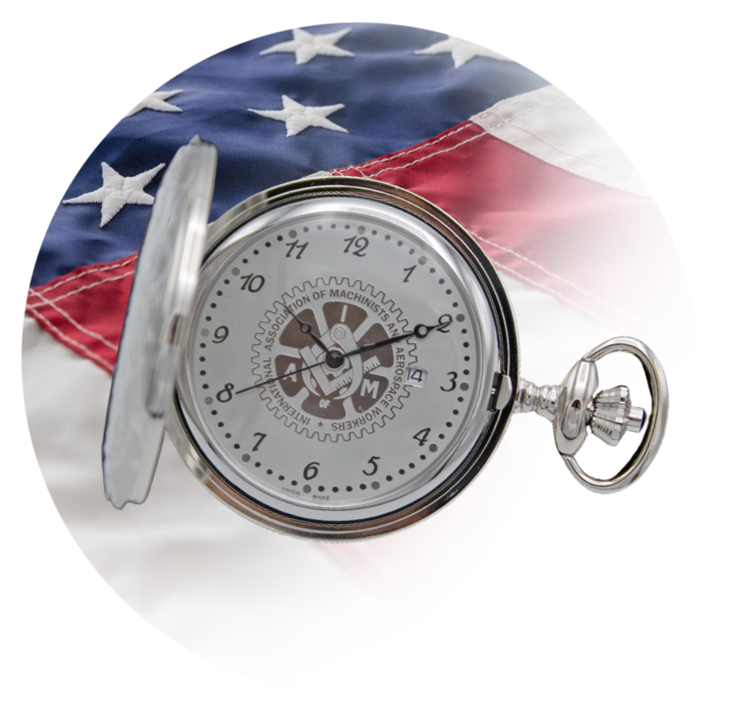 Brushed Pocket Watches - Embossed | The American Time Companies