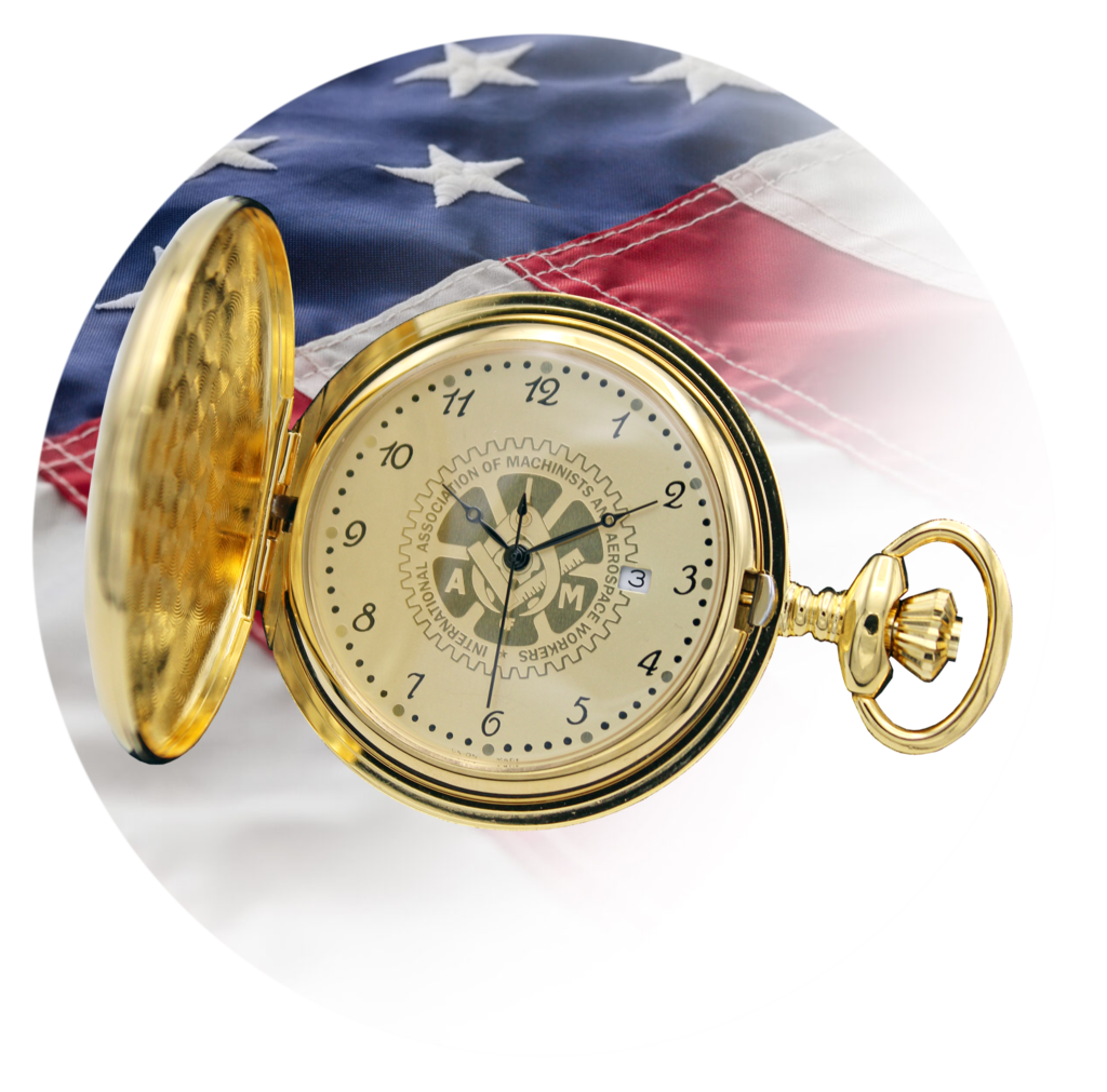 Brushed Pocket Watches - Embossed | The American Time Companies